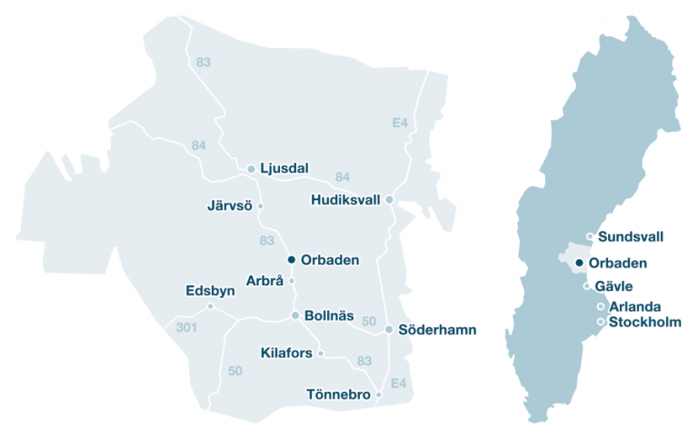 Hitta till oss - Orbaden Spa & Resort